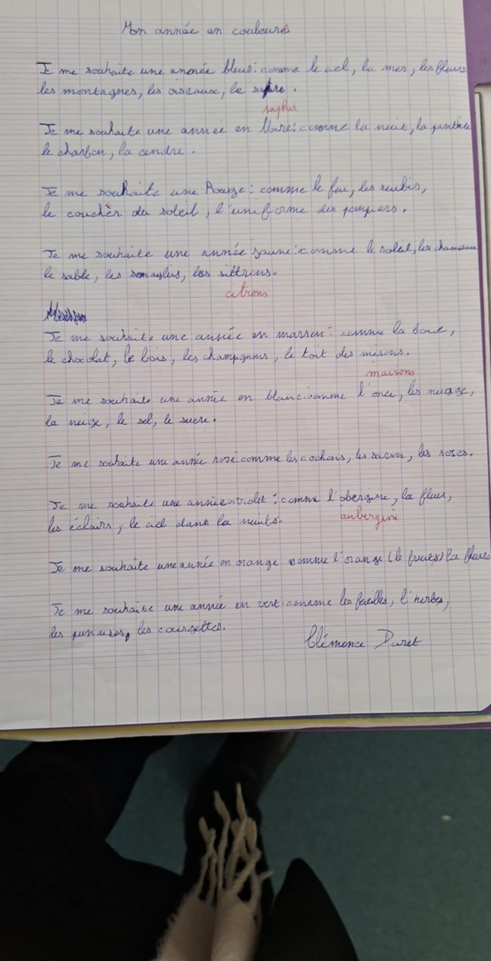 CE2 : projet d'écriture - Groupe Scolaire Pierre de Tarentaise